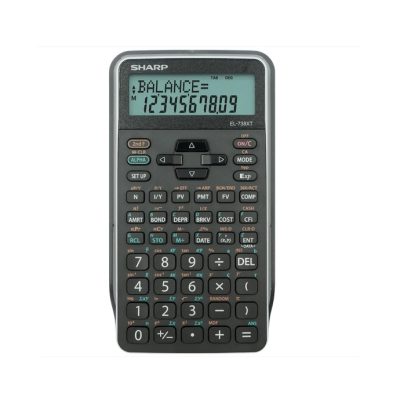 SHARP EL-738 Financial Calculator (Sharp EL738XTB)